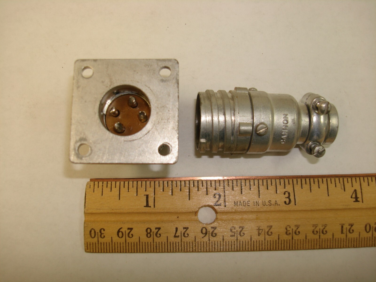 ITT Cannon 4 Pin Connector Set Standard K Series WK-4 Sure Seal | eBay