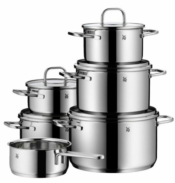 WMF Inspiration Transtherm Stainless Steel Cookware Set - 11 Pcs for ...