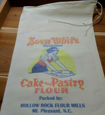 RL-44 SNOW WHITE Flour Bag Sack Feed Seed Novelty Collectible | eBay