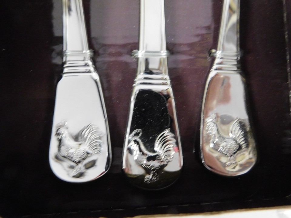 Cuisinart Stainless Steel 20 pc Flatware Set Service for 4 ELITE FRENCH ...