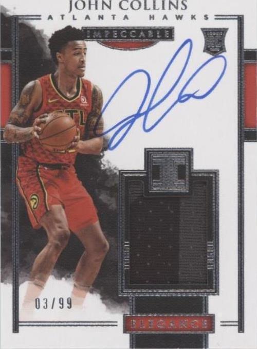 2017-18 Panini Impeccable - Elegance Rookie Jersey Autographs John ...