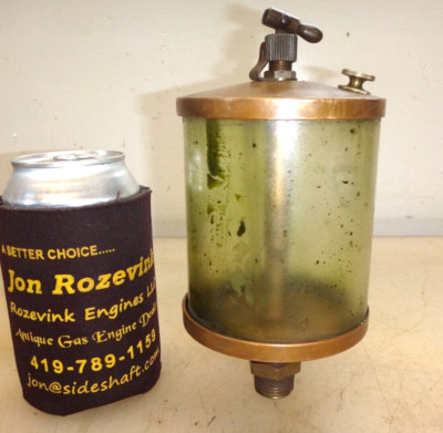 #6 ESSEX GAS ENGINE CYLINDER BRASS OILER for Old Hit And Miss Gas Motor ...