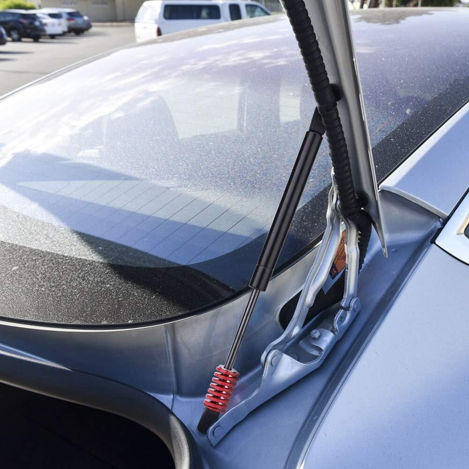 2PCS Tailgate Prop Rods Gas Struts Lift Support Spring Shock For Tesla ...