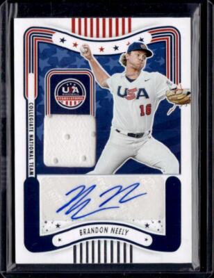 2024 USA Baseball Stars & Stripes #SM-BN Brandon Neely Patch Auto | eBay
