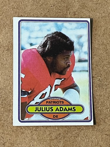 1980 Topps Julius Adams #352 EX | eBay