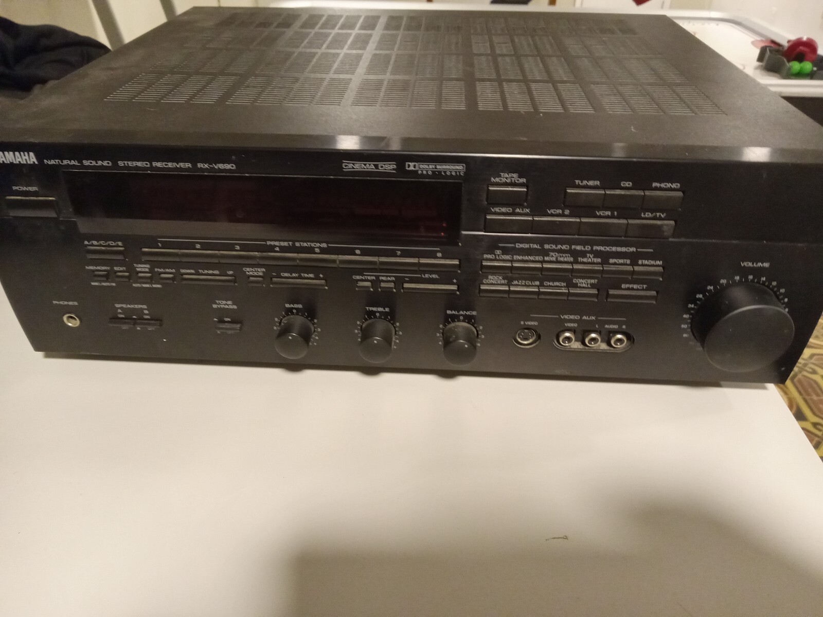 Yamaha RX V690 5.1 Channel 80 Watt Receiver for sale online | eBay