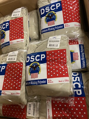US. Military Issue DSCP T Shirt (3 Pack) Sand Size Large New | eBay