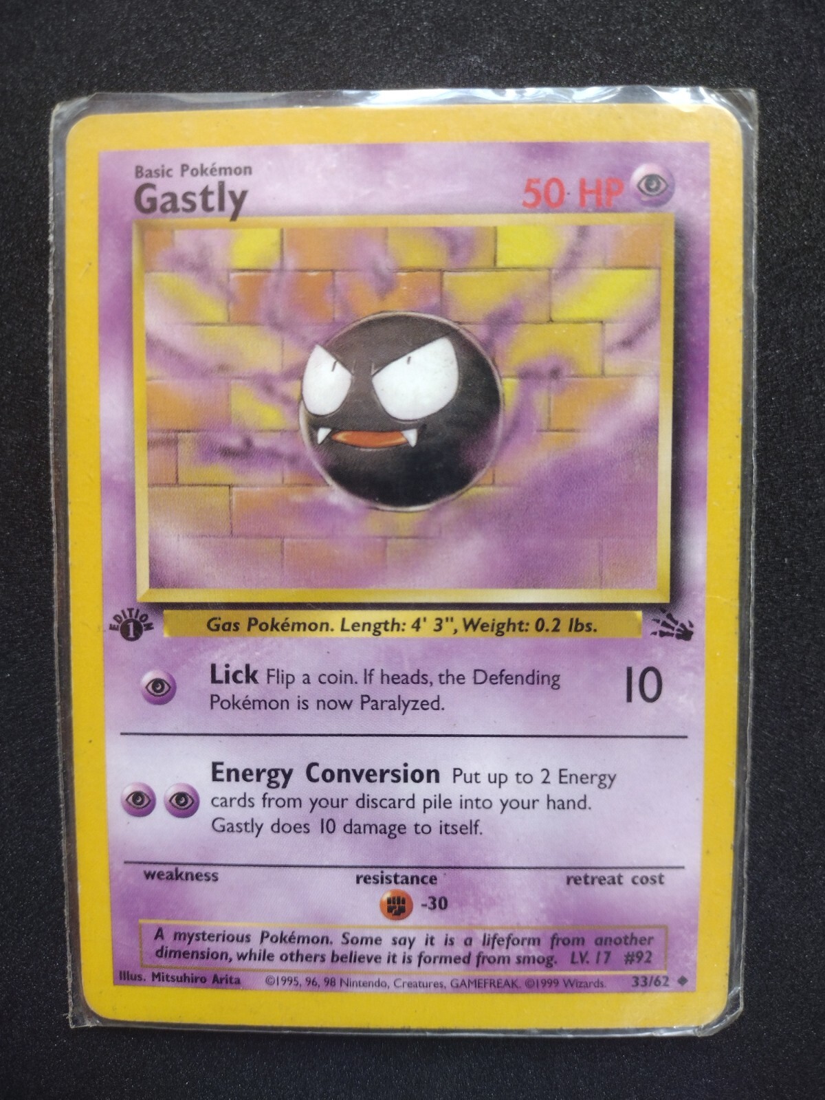 TWO 1st edition Pokemon Cards Gastly & Dark Slowbro | eBay