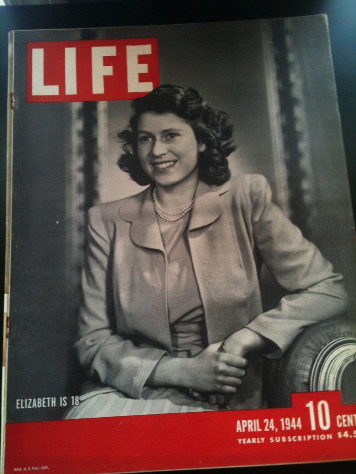 Vintage Life Magazines with Princess Elizabeth on Cover 1943 and 1944 ...