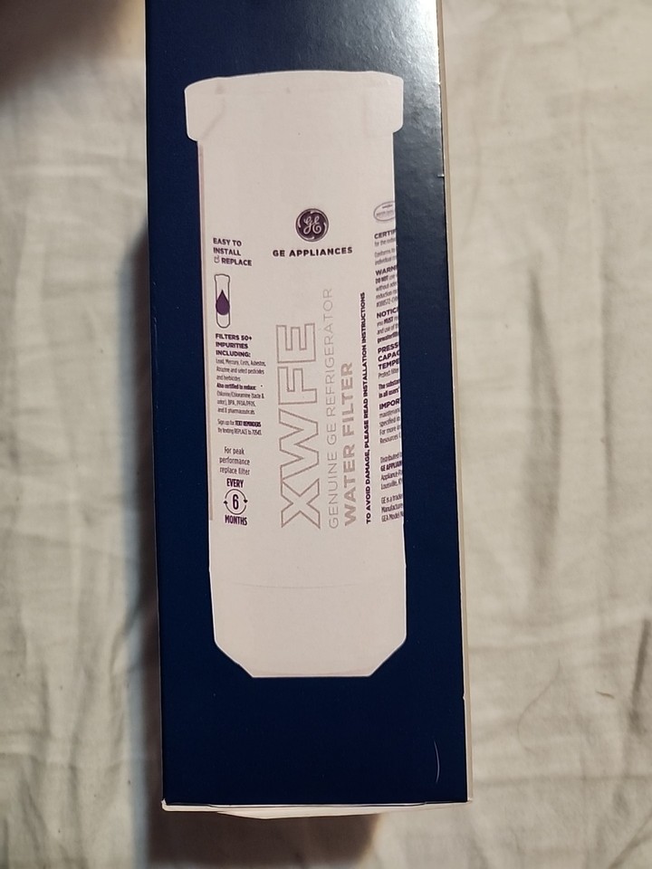 GE XWFE Refrigerator Water Filter - White | eBay