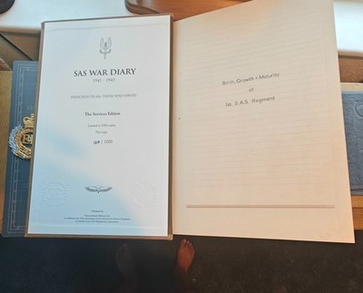 SAS WAR DIARY SERVICES EDITION | eBay UK