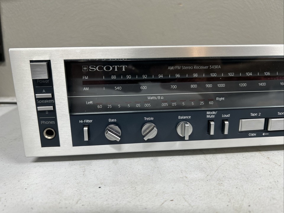 Vintage HH SCOTT 349RA AM/FM Stereo Receiver (1984) Working Condition ...
