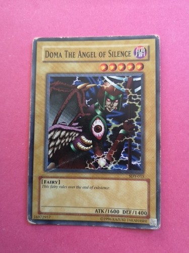 Doma The Angel Of Silence Yu-Gi-Oh Card Anglais Sdv-015 | eBay