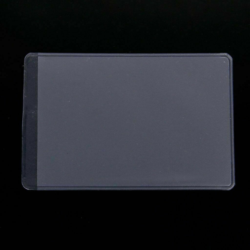 10Pcs Soft Clear Plastic Card Sleeves Protectors, for ID Cards | eBay