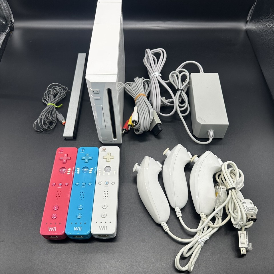 Nintendo Wii Console Region Free GameCube RVL-001 Used Select Bundle ...