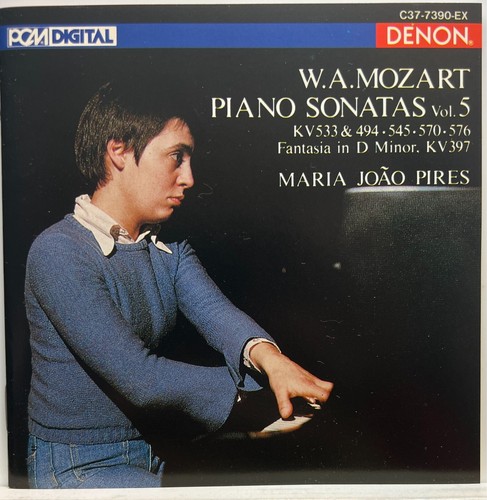 W.A. Mozart, Maria Joao Pires : Piano Sonatas Vol. 5 (CD Denon) *Rare ...