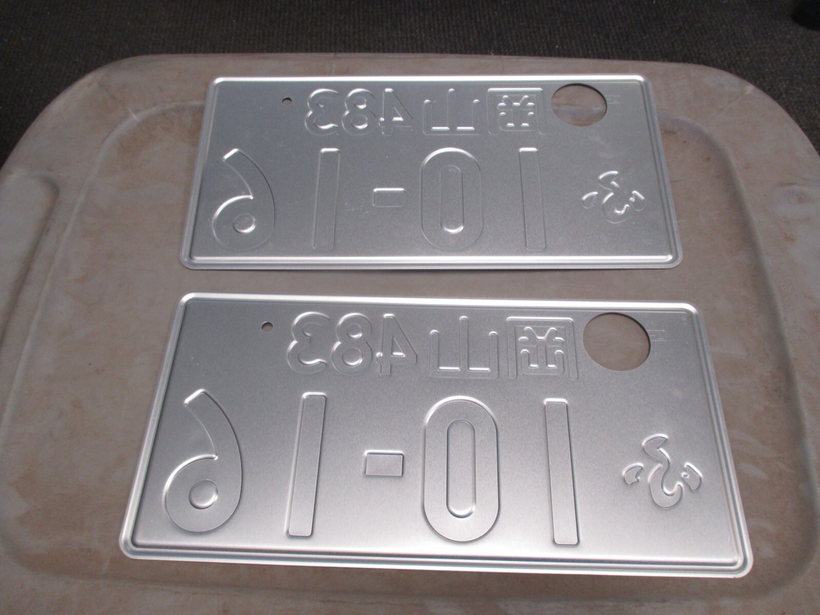 Genuine JDM Kei Car Yellow Okayama Japanese License Plate Set ...