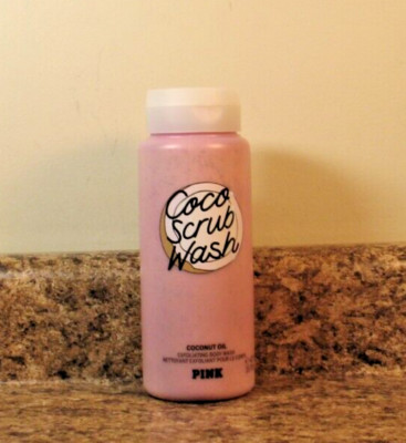 Victoria's Secret PINK Coco Scrub Wash Exfoliating Body Wash 16oz NEW ...