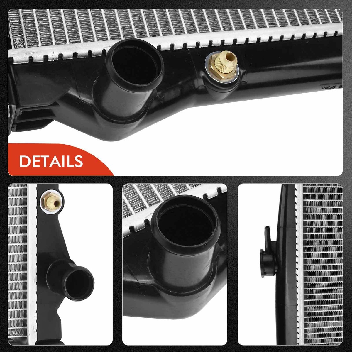 Radiator With Oil Cooler Engine Coolant Radiator With Transmission ...