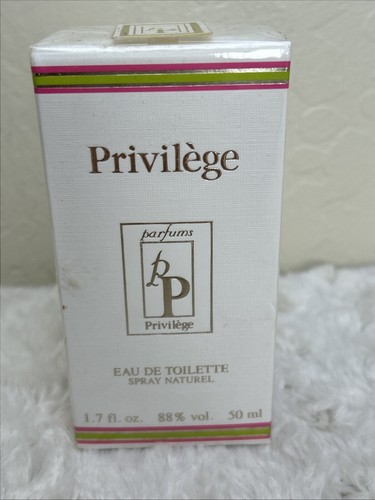 Vtg PARFUMS PRIVILEGE 1.7oz EDT Spray in Box 50ml Eau de Toilette NEW Unopened | eBay