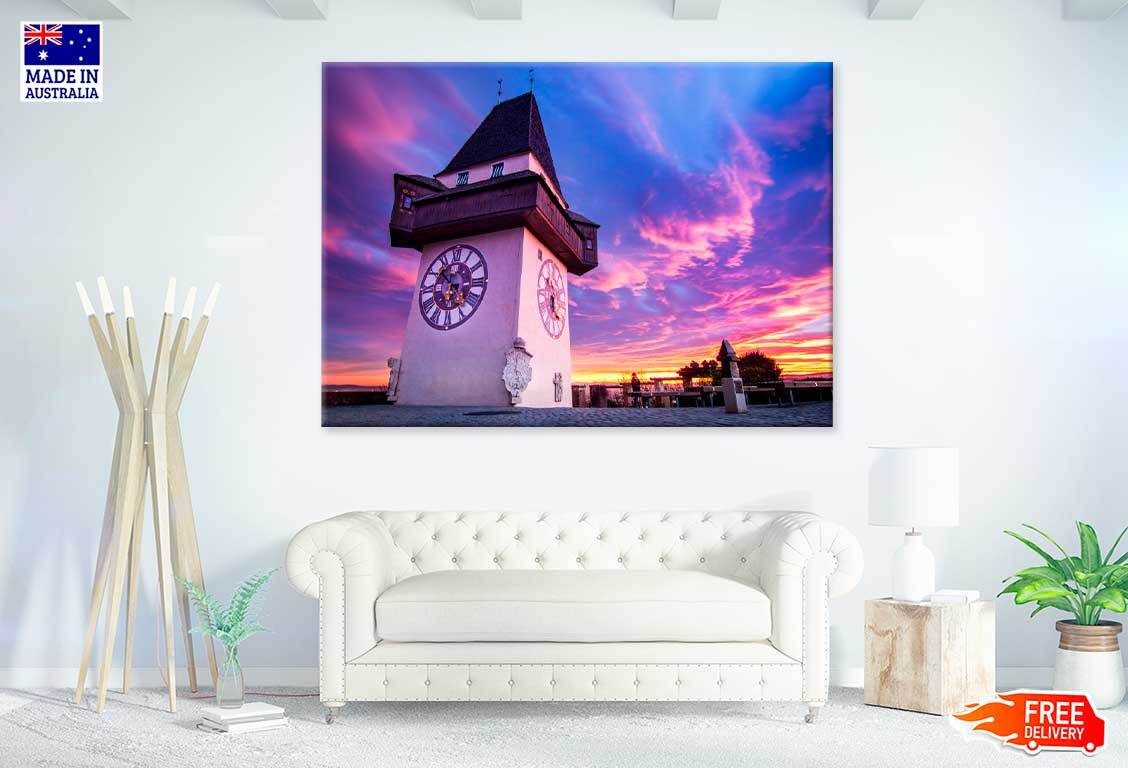 Famous Clocktower Landmark Wall Canvas Home Decor Australian Made ...