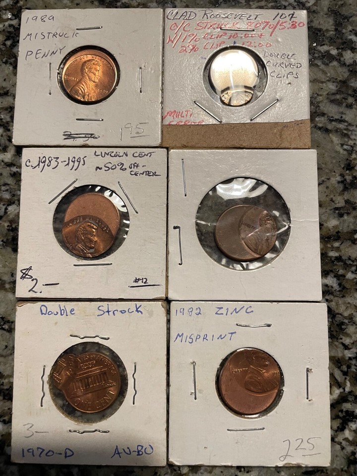 198? Miss strike Lincoln head penny. uncirculated error coin | eBay