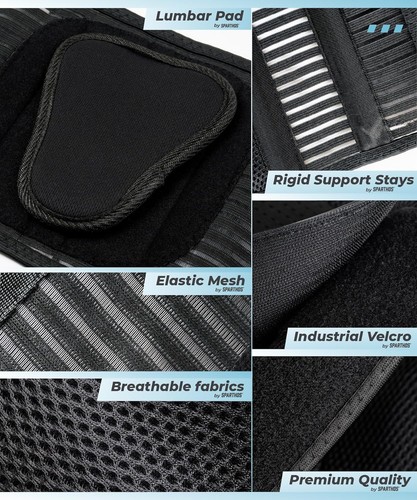 Lumbar Support Belt – Adaptive Fit for Back Pain & Herniated Disc ...
