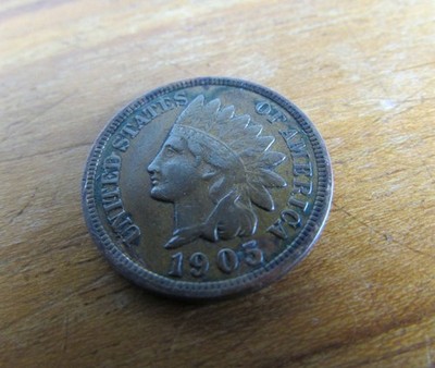 1905 US Indian Head Penny One Cent Coin - Liberty Legible | eBay