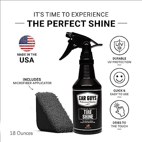 Tire Shine Spray | The Perfect Shine | Durable and 18 Ounces w ...
