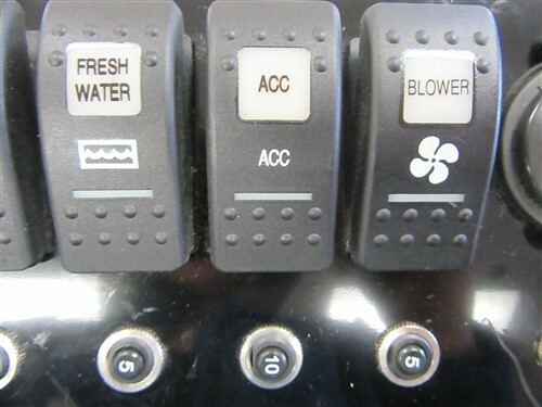 RINKER GODFREY ROCKER SWITCH / 12V OUTLET / BREAKER PANEL 9 1/2" X 4 1/ ...