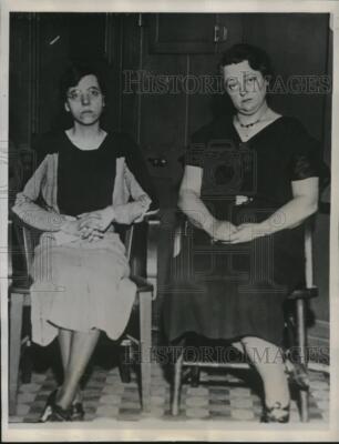 1934 Press Photo Naomi Sanders charged with murder paid $10 for husband ...