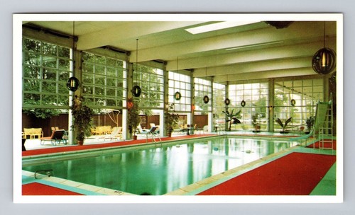 Illinois IL Peoria Ramada Inn Hotel Pool Vintage Postcard Standard ...