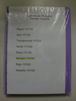 Arc Rollabind Purple Plastic 5 X 8 Notebook Cover and Back | eBay