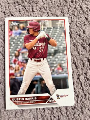 2023 Topps Pro Debut PD194 Dustin Harris Frisco Roughriders Baseball ...