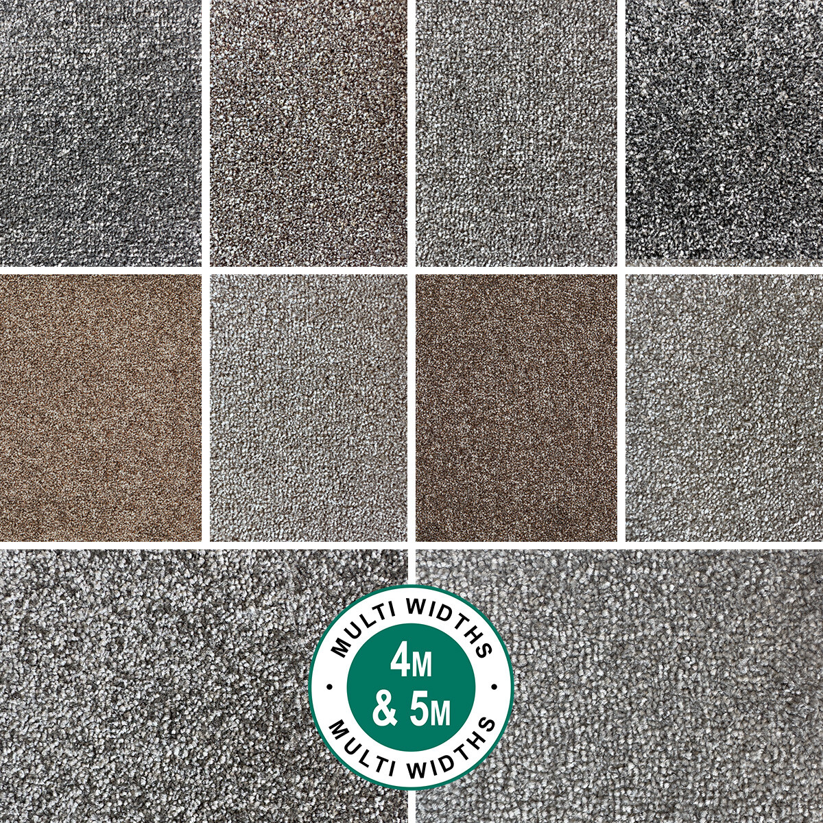 QUALITY CARPET - STAIN RESISTANT - £8.99 PER SQ MTR - 4M & 5M WIDE - 10 ...