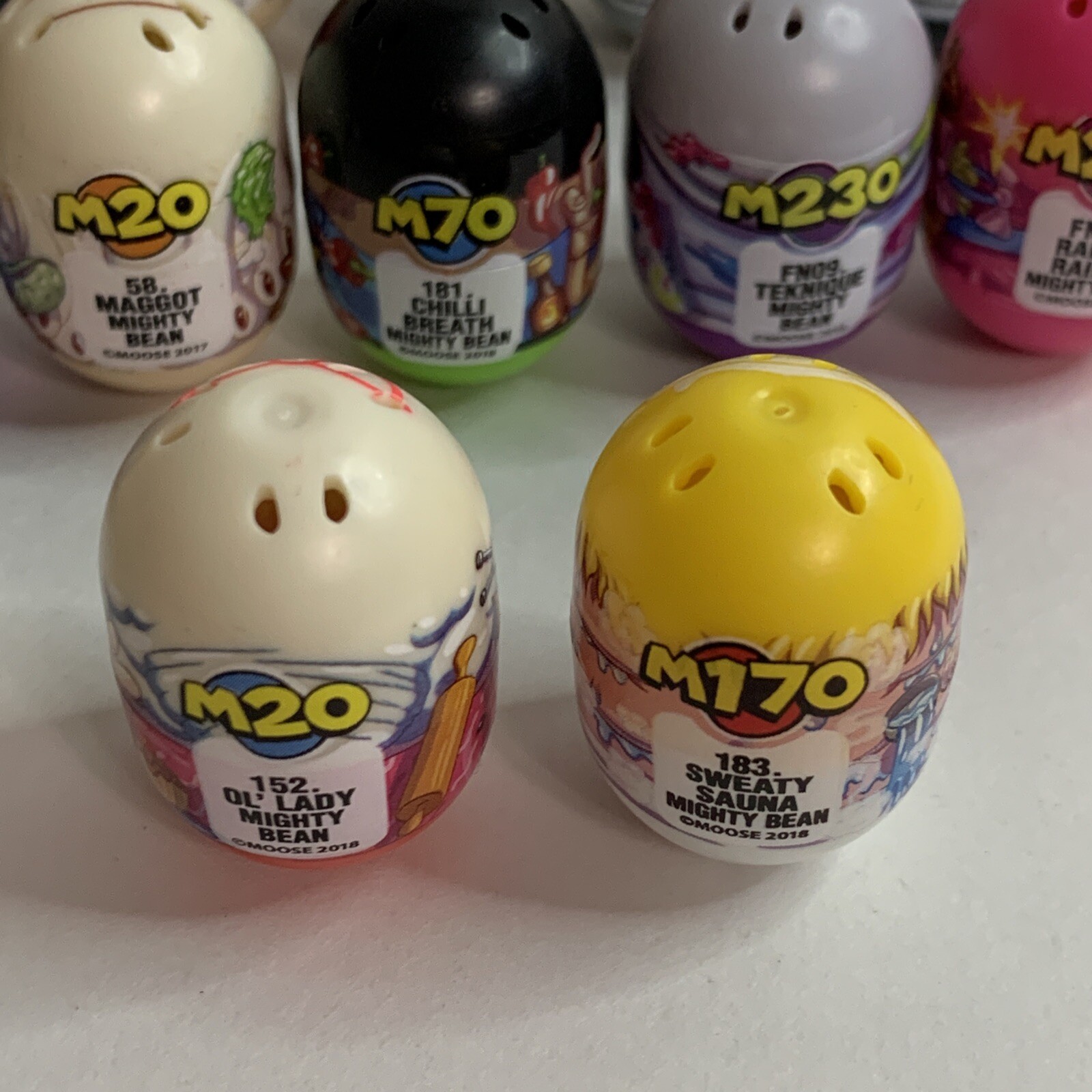17 Mighty Beanz M Series Lot - Drum Solo Rust Lord Prison Break Ladybug ...