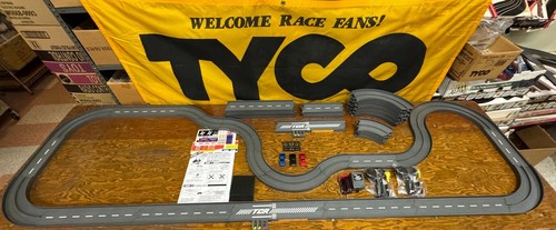 1993 UNUSED TYCO TCR Slotless Slot Car RACE SET 17' COUNTRY ROADS 3-CAR ...