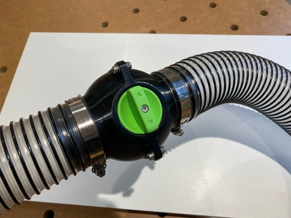 Vacuum Dust Extraction 100mm / 4'' Ball Valve Blast Gate | eBay