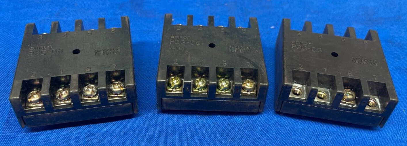 OMRON RELAY SOCKET P3G-08 6A 250VAC RESISTIVE (LOT OF 3 ) | eBay
