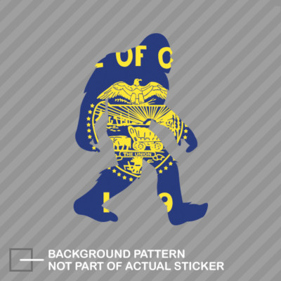 Oregon Bigfoot Sticker Decal Vinyl OR big foot sasquatch yeti | eBay