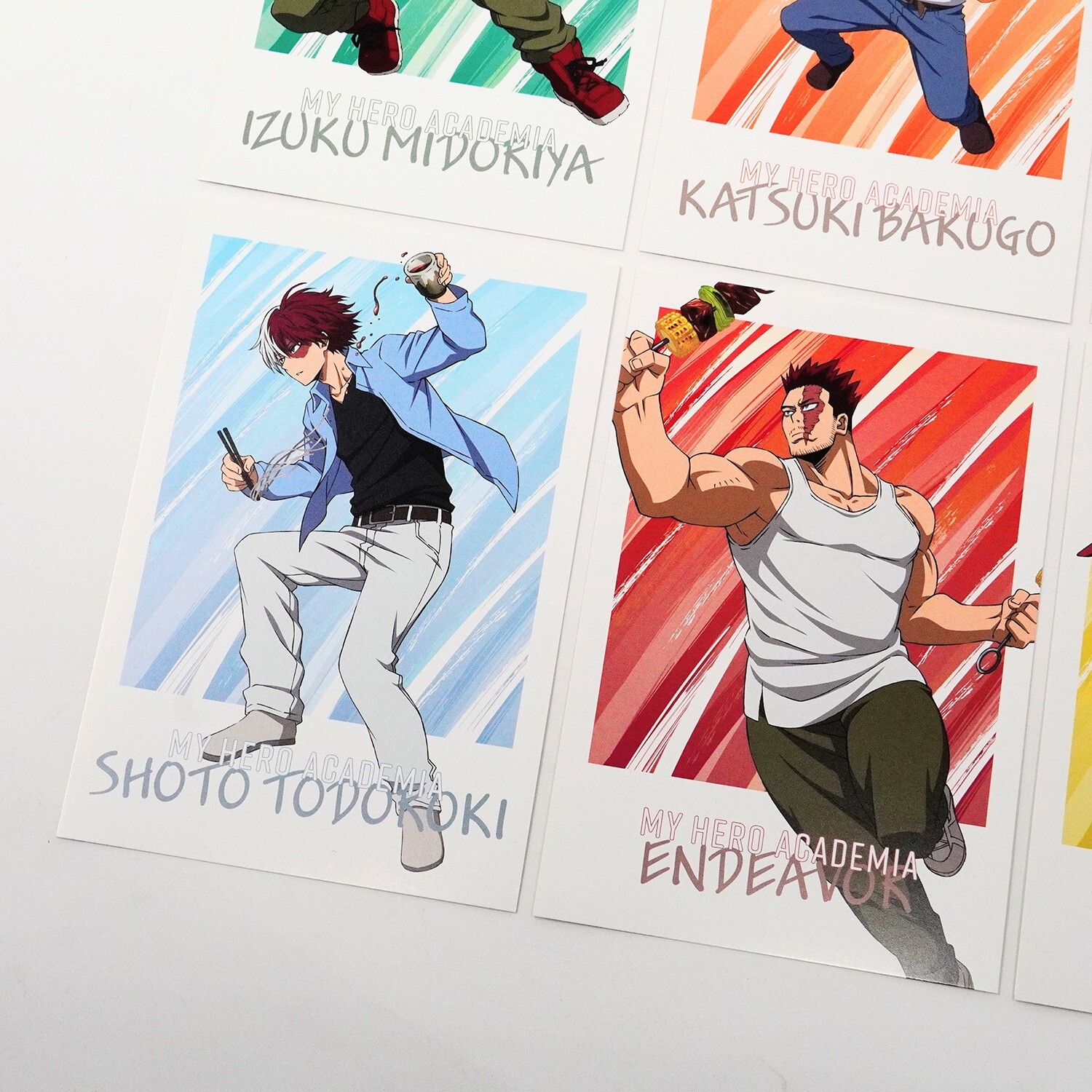 My Hero Academia Summer Food Stand Postcard Set Hawks Bakugo Todoroki ...