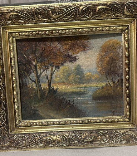 Oil Painting Of Landscape b Roth Framed | eBay