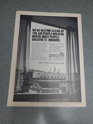 Liberty Mutual Insurance Print Ad 1971 8x11 Wall Art Decor | eBay