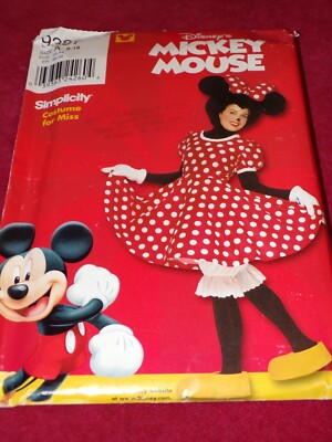 🌼 SIMPLICITY #9387 - LADIES WALT DISNEY'S Minnie Mouse COSTUME PATTERN ...