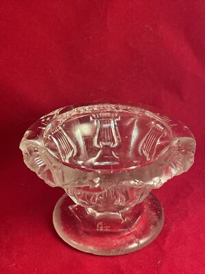 McKee & Bros." HARP" aka LYRE Flint Glass Master Open Salt 1859 | eBay