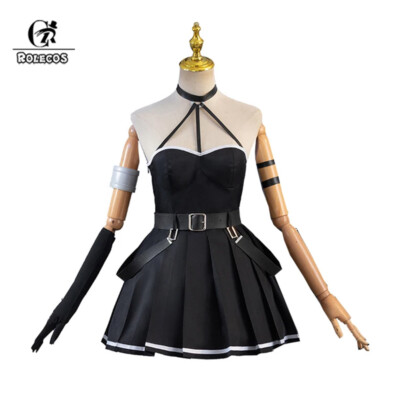Anime Sousou no Frieren Ubel Cosplay Costume Beyond Journey's End Black ...