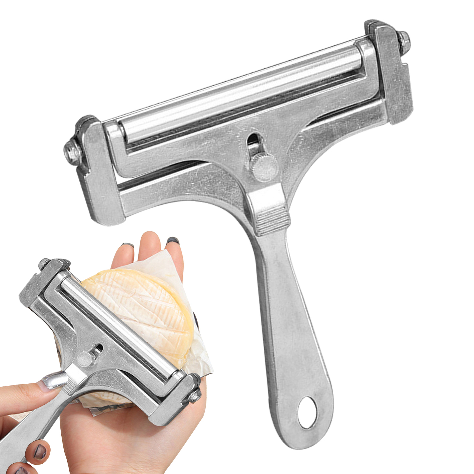 Flexible With Roller Adjustable Ergonomic Cheese Slicer Cutting Wire ...