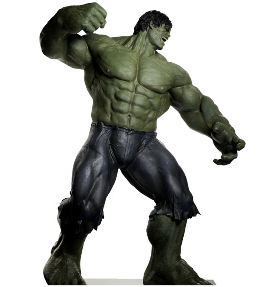 Life Size Avengers Incredible Hulk Mark l Wax Statue Realistic Prop ...