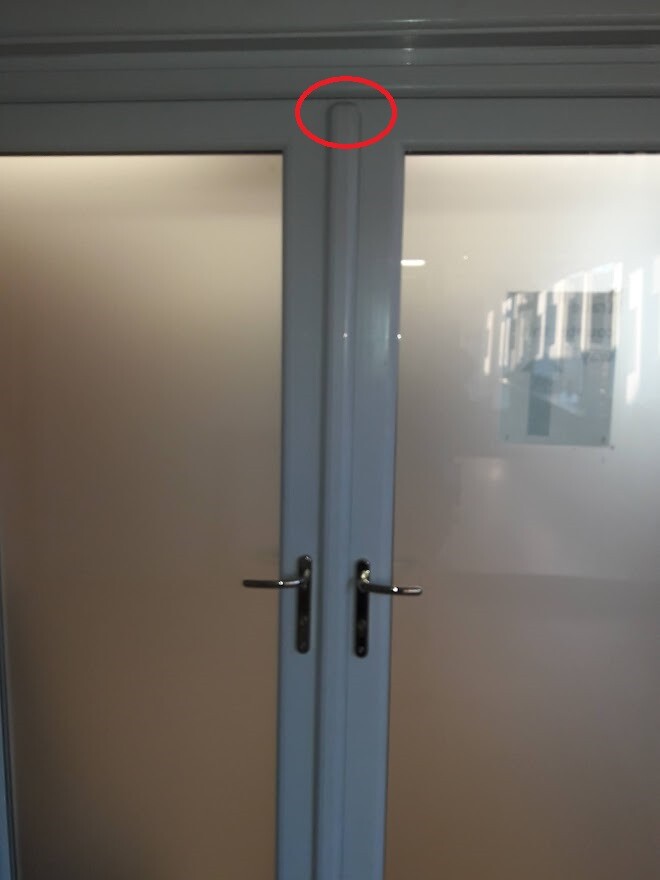 Floating Mullion End Cap For Upvc French | Grelly UK