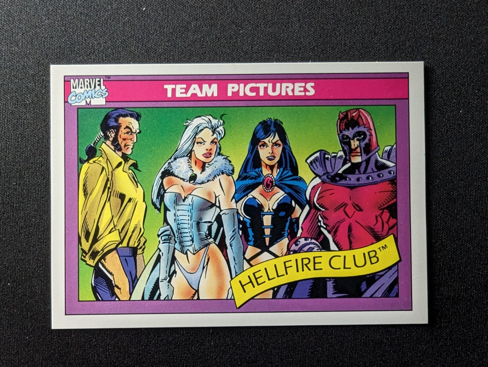 HELLFIRE CLUB #147 1990 Impel Marvel Universe I Team Pictures | eBay